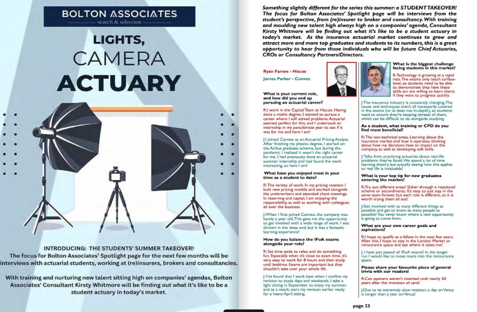 Student Summer Takeover | Bolton Associates